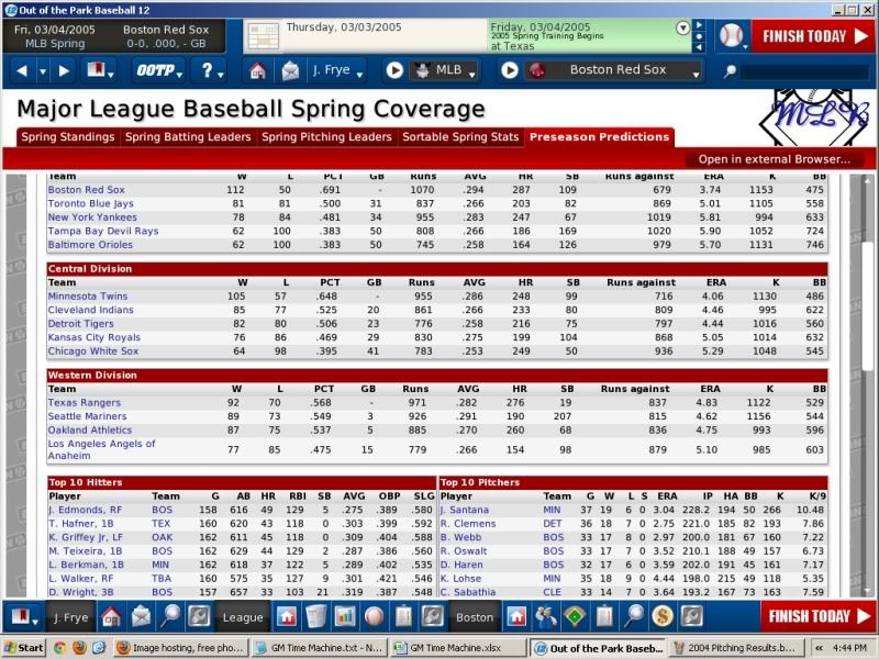 Is Preseason Prediction Ever Accurate? - OOTP Developments Forums